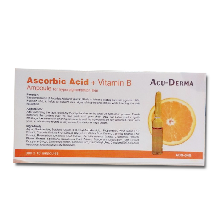 Serum dưỡng da Ascorbic Acid Vitamin B Acu Derma |Bimi Store